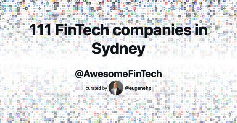 111 FinTech companies in Sydney | Awesome FinTech