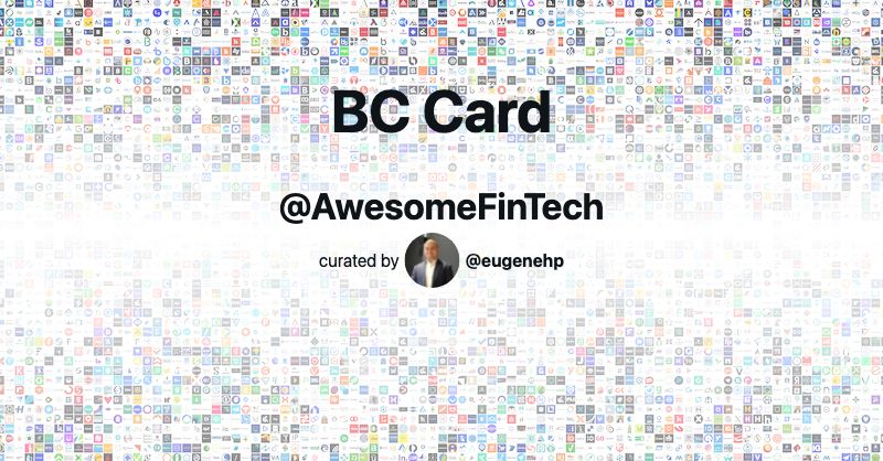BC Card | Awesome FinTech