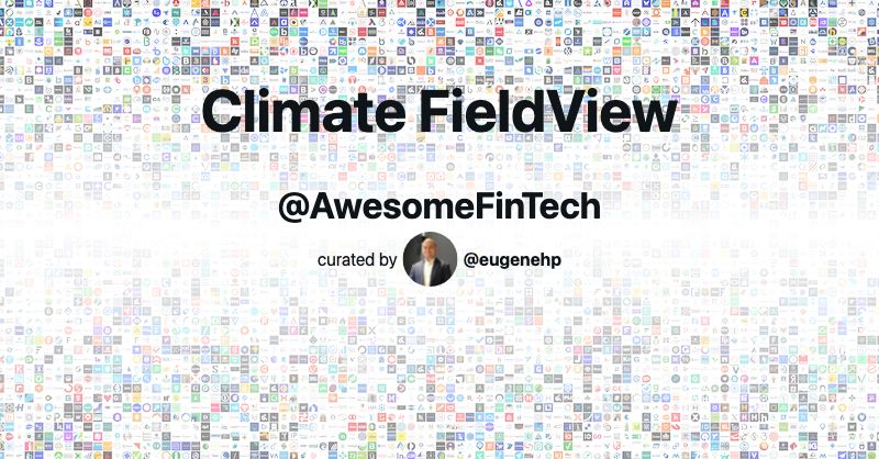 Climate FieldView | Awesome FinTech