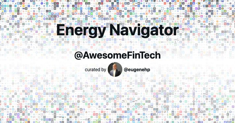 Energy Navigator | Awesome FinTech