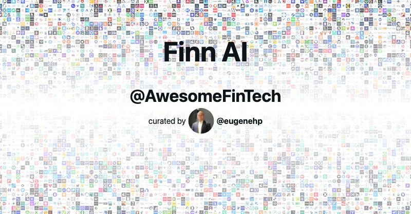 Finn AI | Awesome FinTech