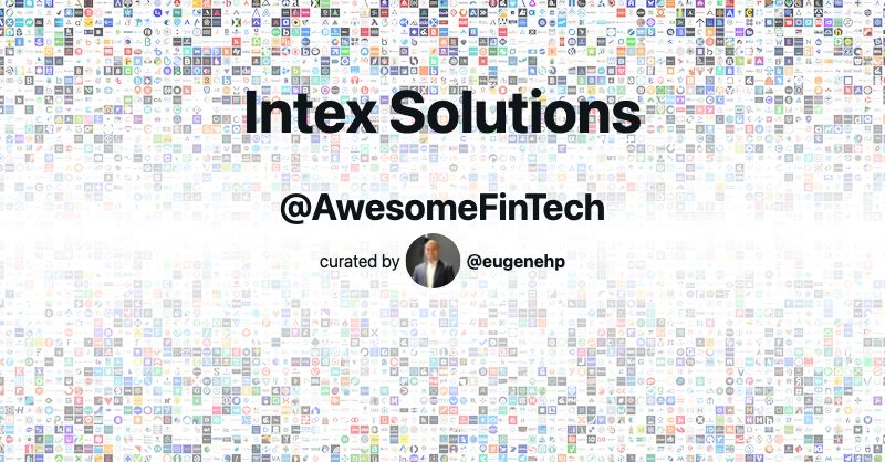 Intex Solutions | Awesome FinTech