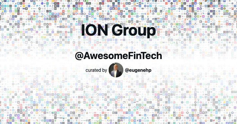 ION Group | Awesome FinTech