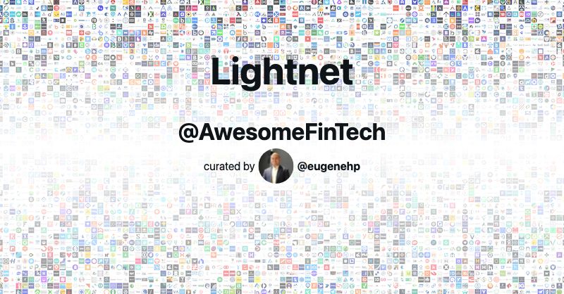 Lightnet | Awesome FinTech