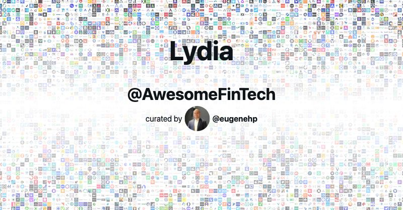 Lydia | Awesome FinTech