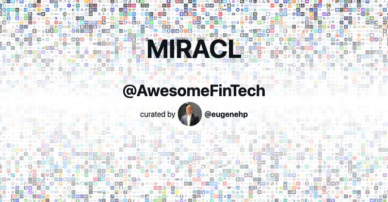 MIRACL | Awesome FinTech