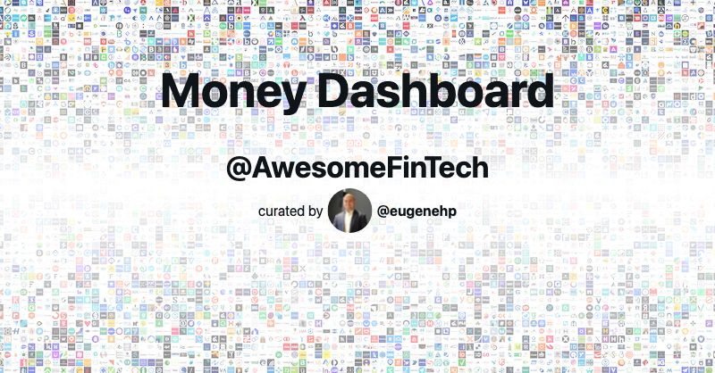 Money Dashboard | Awesome FinTech