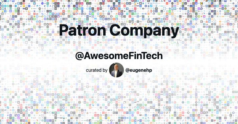 Patron Company | Awesome FinTech