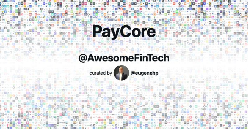 PayCore | Awesome FinTech