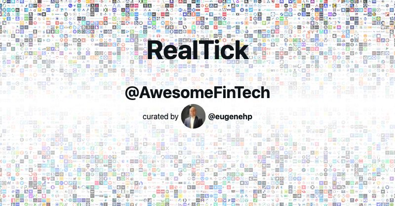 RealTick | Awesome FinTech