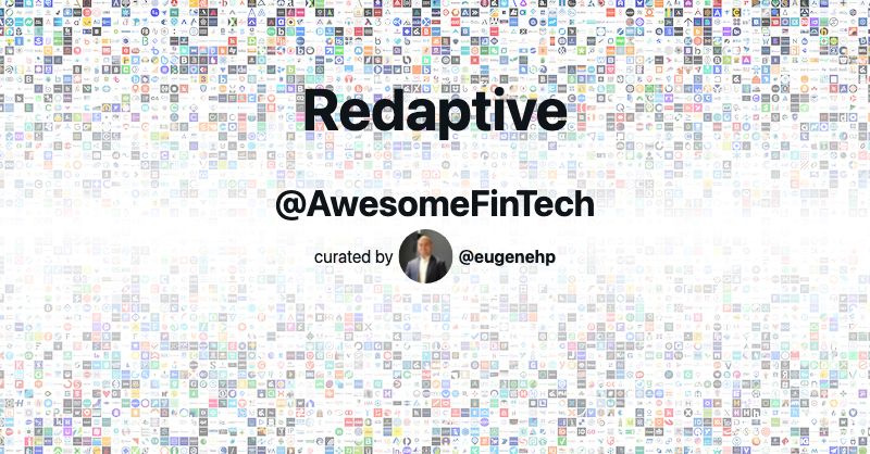 Redaptive | Awesome FinTech