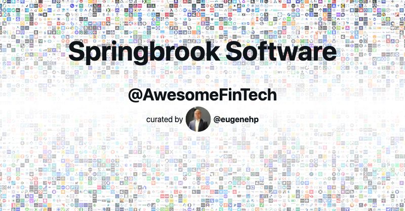 Springbrook Software | Awesome FinTech