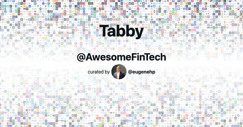 Tabby | Awesome FinTech