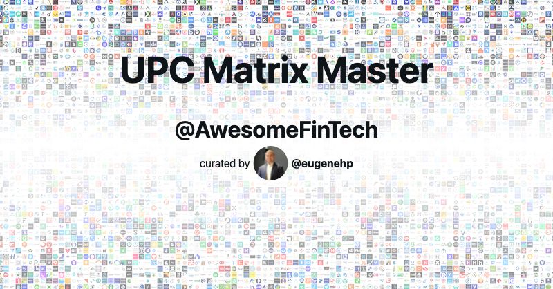 UPC Matrix Master | Awesome FinTech