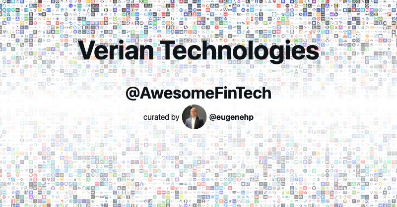 Verian Technologies | Awesome FinTech