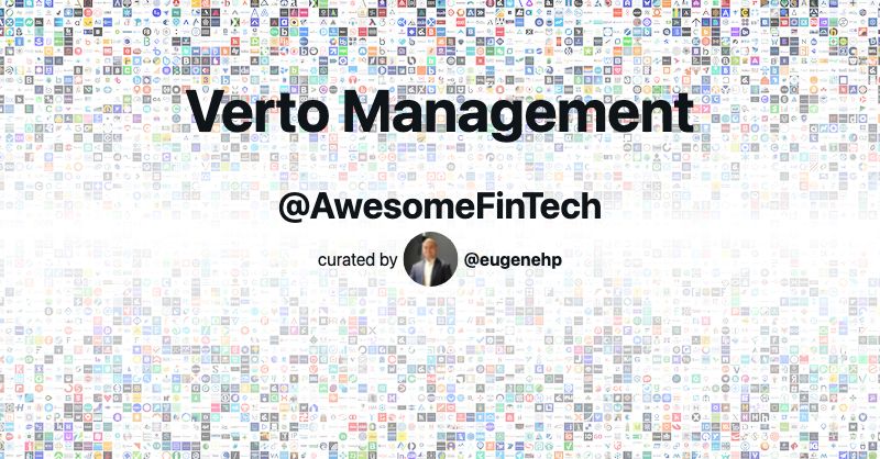 Verto Management | Awesome FinTech