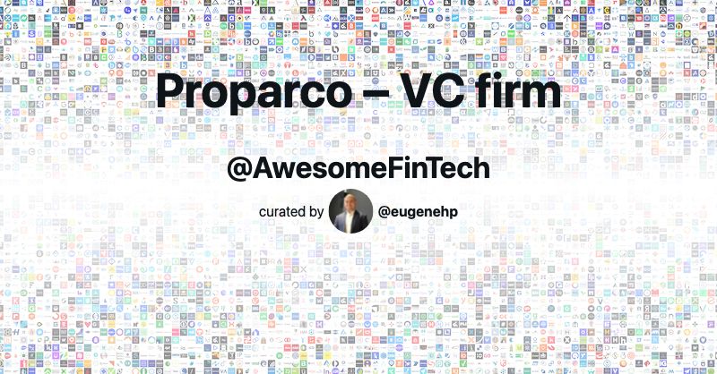 Proparco – VC firm | Awesome FinTech