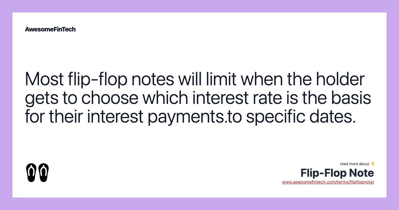 Flip-Flop Note | AwesomeFinTech Blog