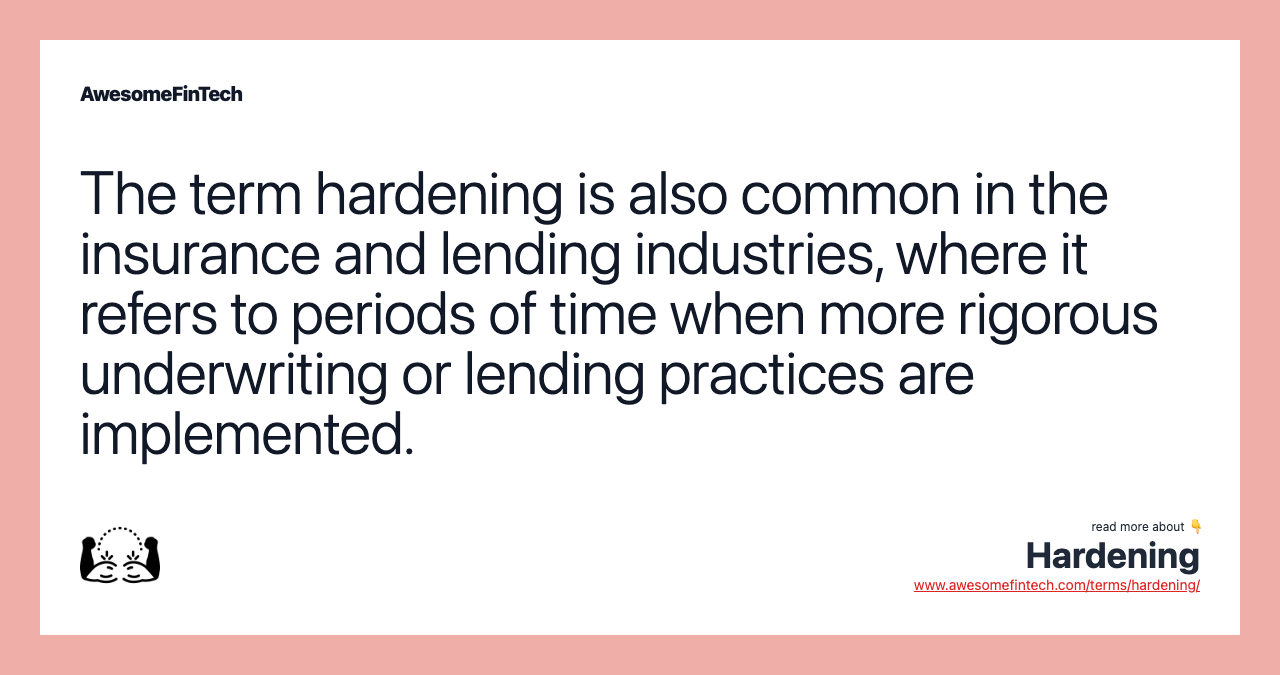 Hardening | AwesomeFinTech Blog