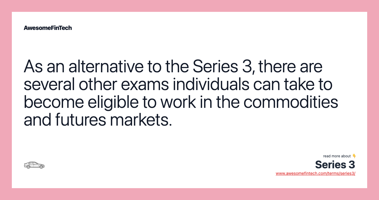 Series 3 | AwesomeFinTech Blog