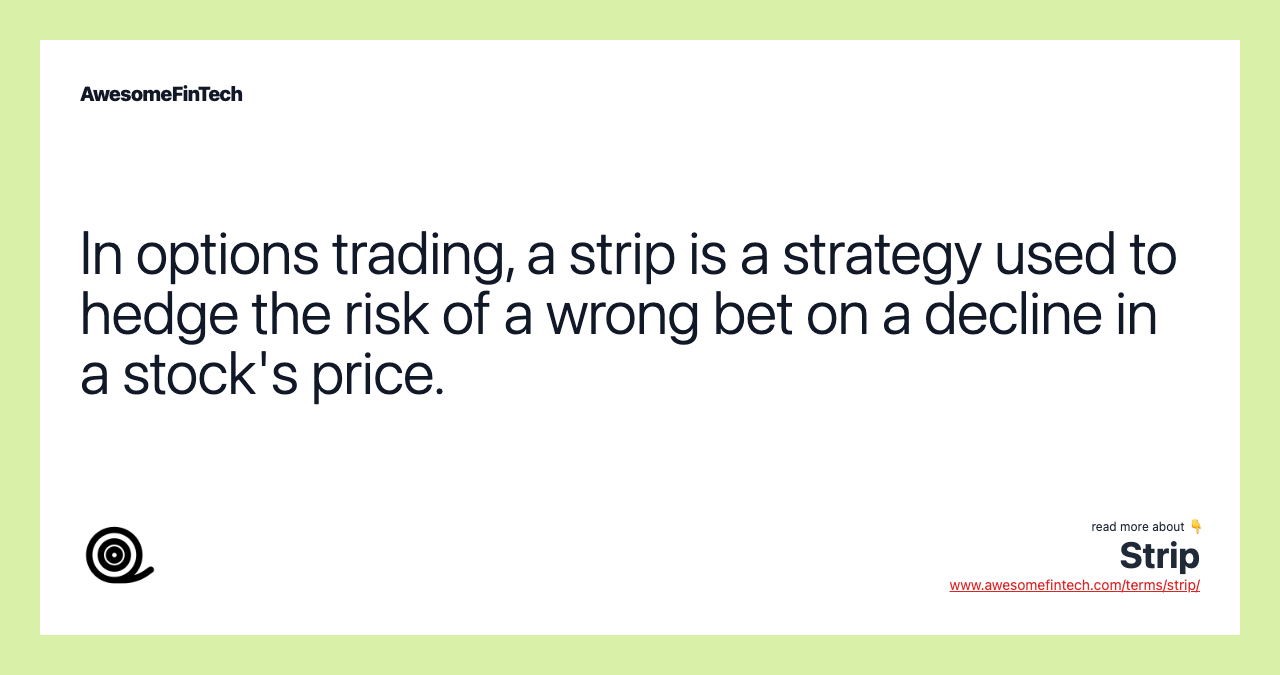 Strip | AwesomeFinTech Blog