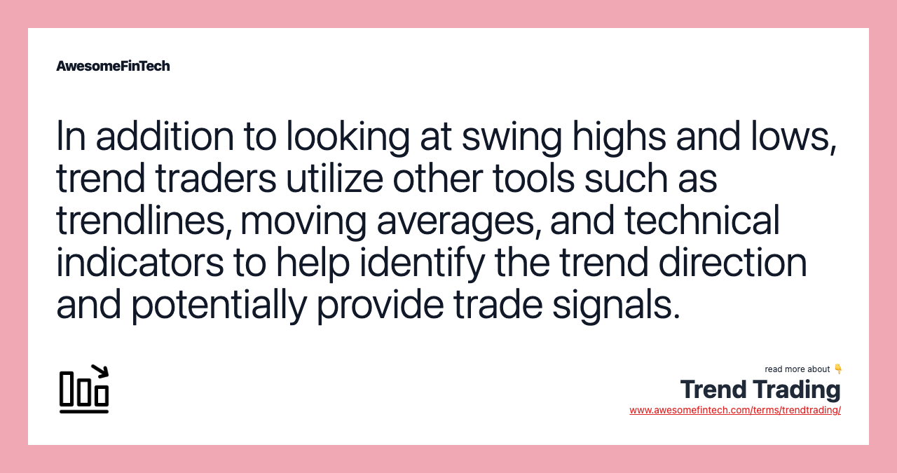 Trend Trading | AwesomeFinTech Blog
