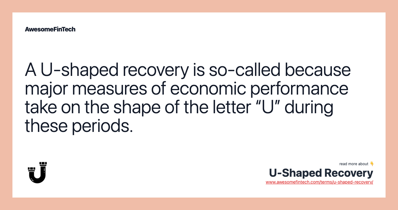 U-Shaped Recovery | AwesomeFinTech Blog