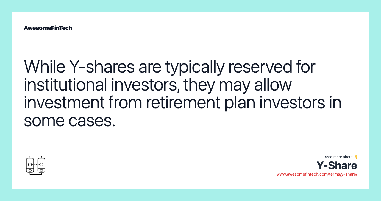 Y-Share | AwesomeFinTech Blog