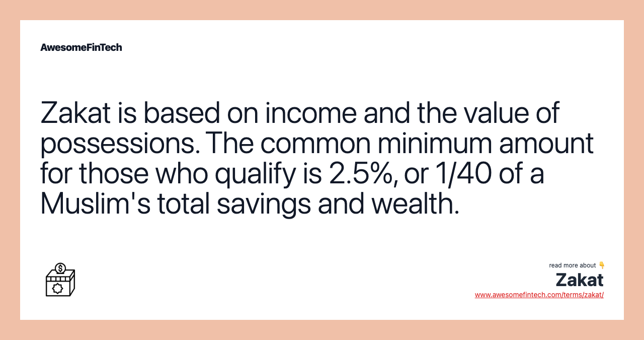 Zakat | AwesomeFinTech Blog