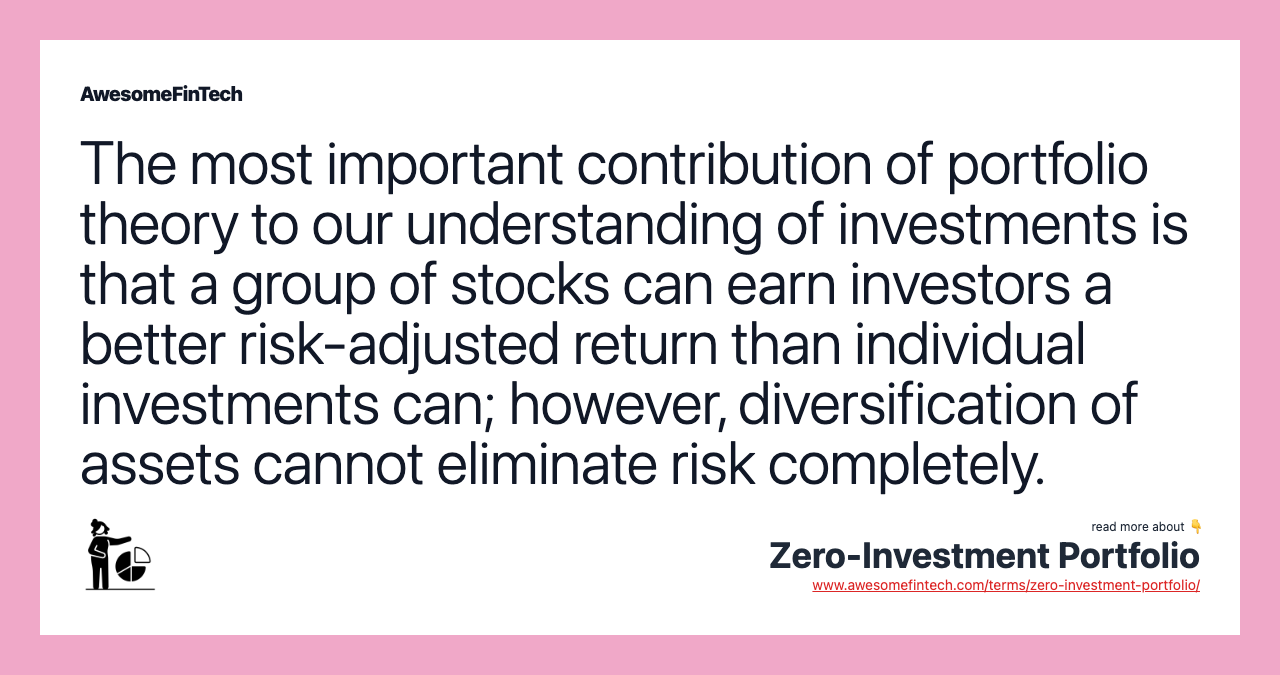 Zero-Investment Portfolio | AwesomeFinTech Blog
